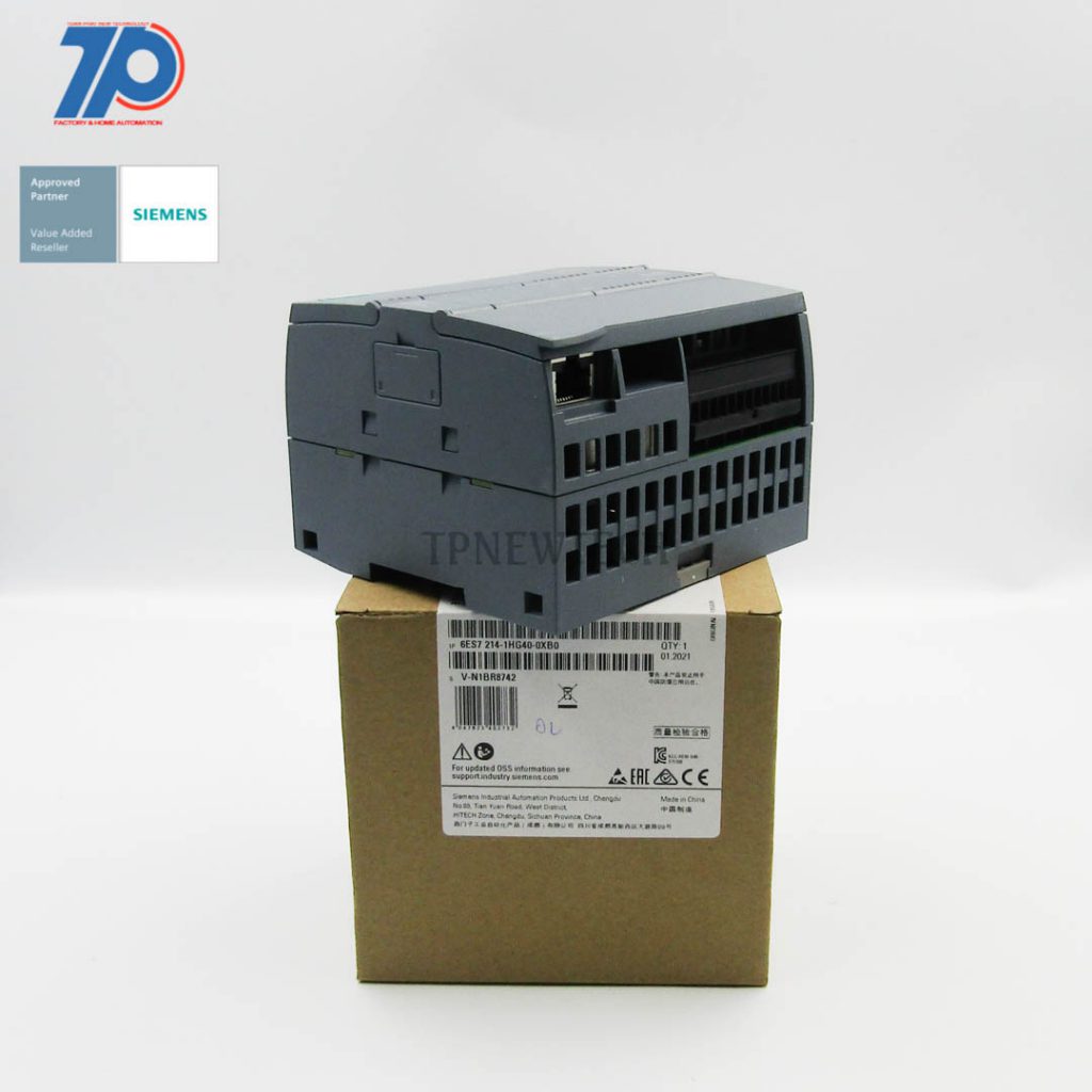 6ES7214-1HG40-0XB0 SIMATIC S7-1200 CPU 1214C DC/DC/rơle 14DI / 10DQ ...