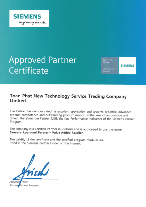 Chứng nhận - TP-NEWTECH